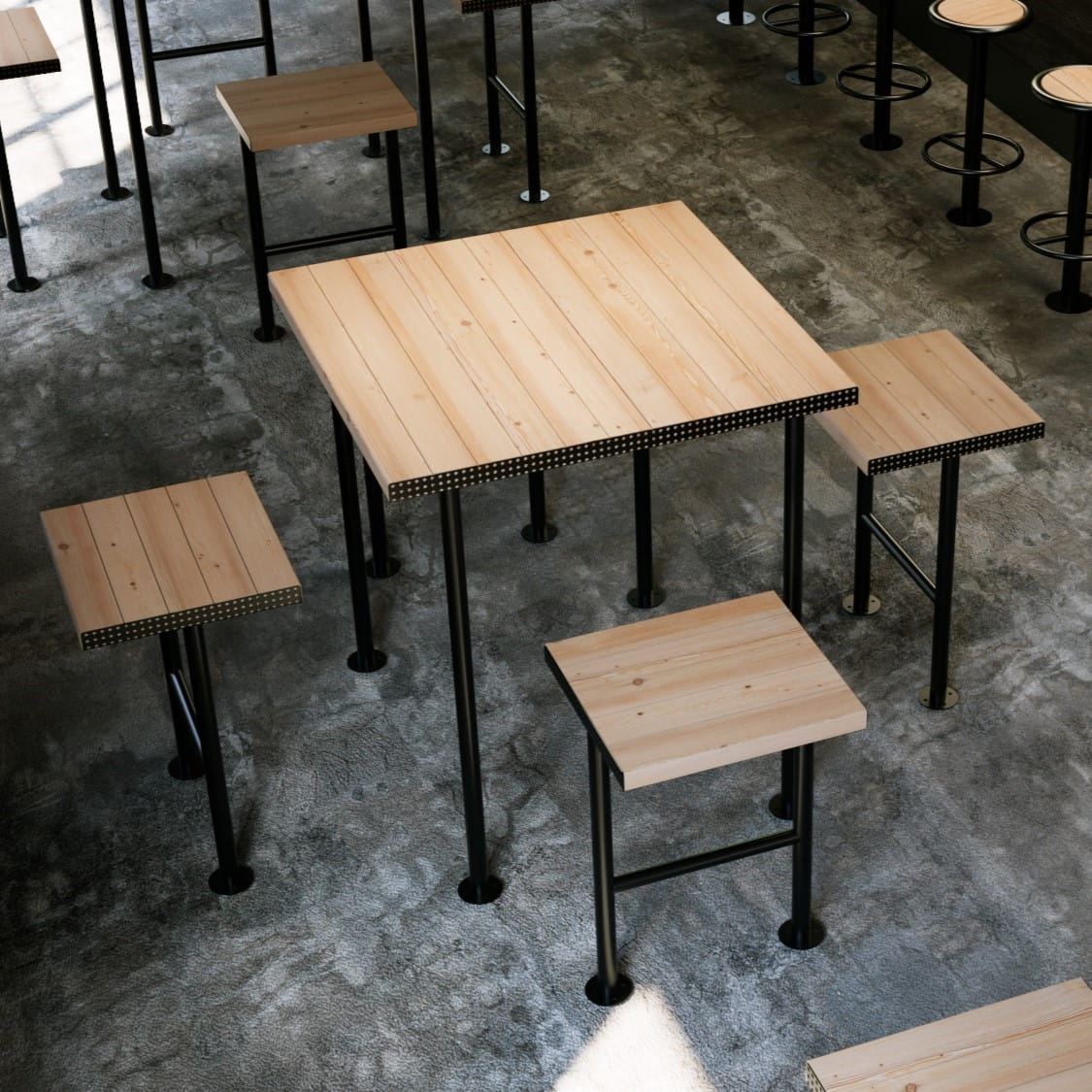 Holmen Outdoor Bar Table 4 Seats | Københagen Outstanding